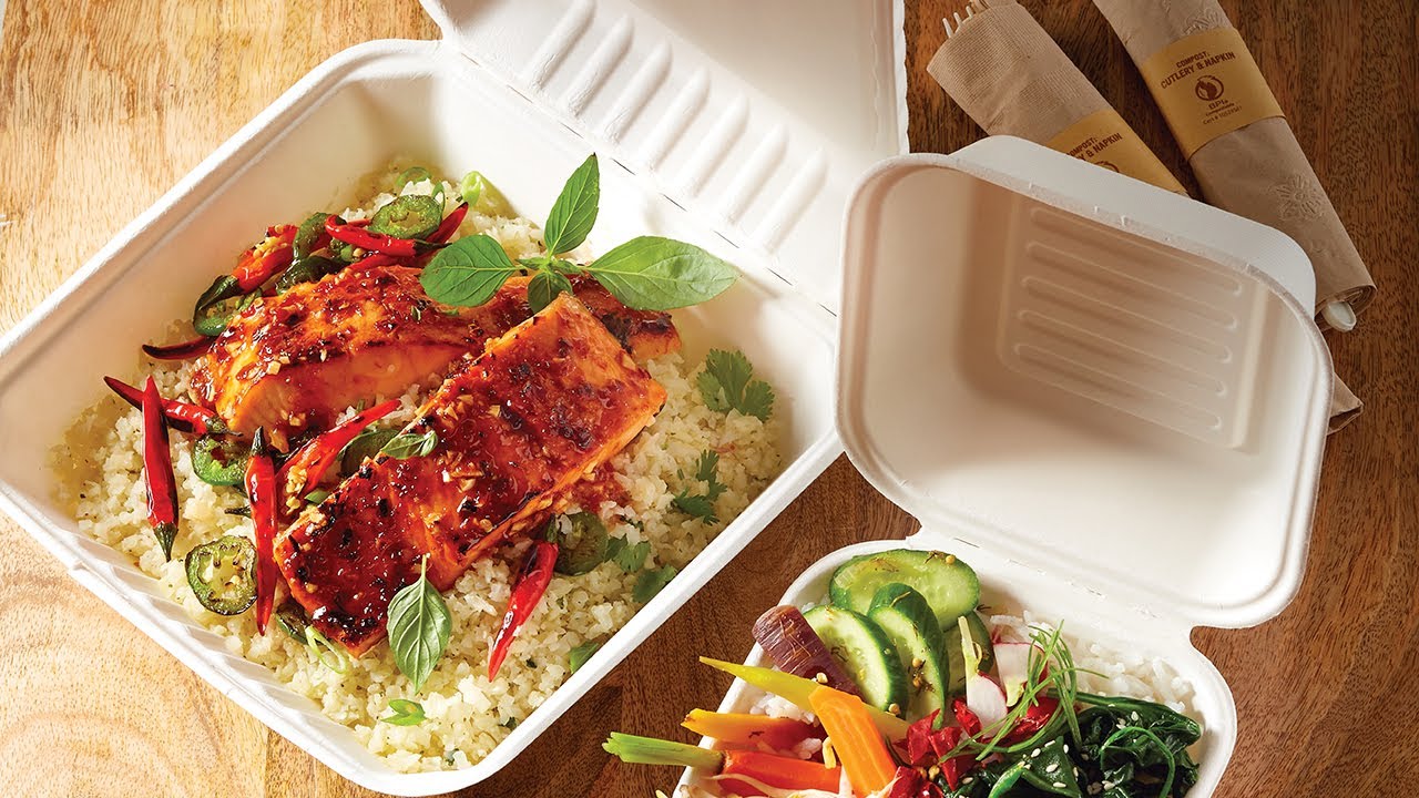 Valu+Plus™ Molded Fiber Hinged Containers - YouTube