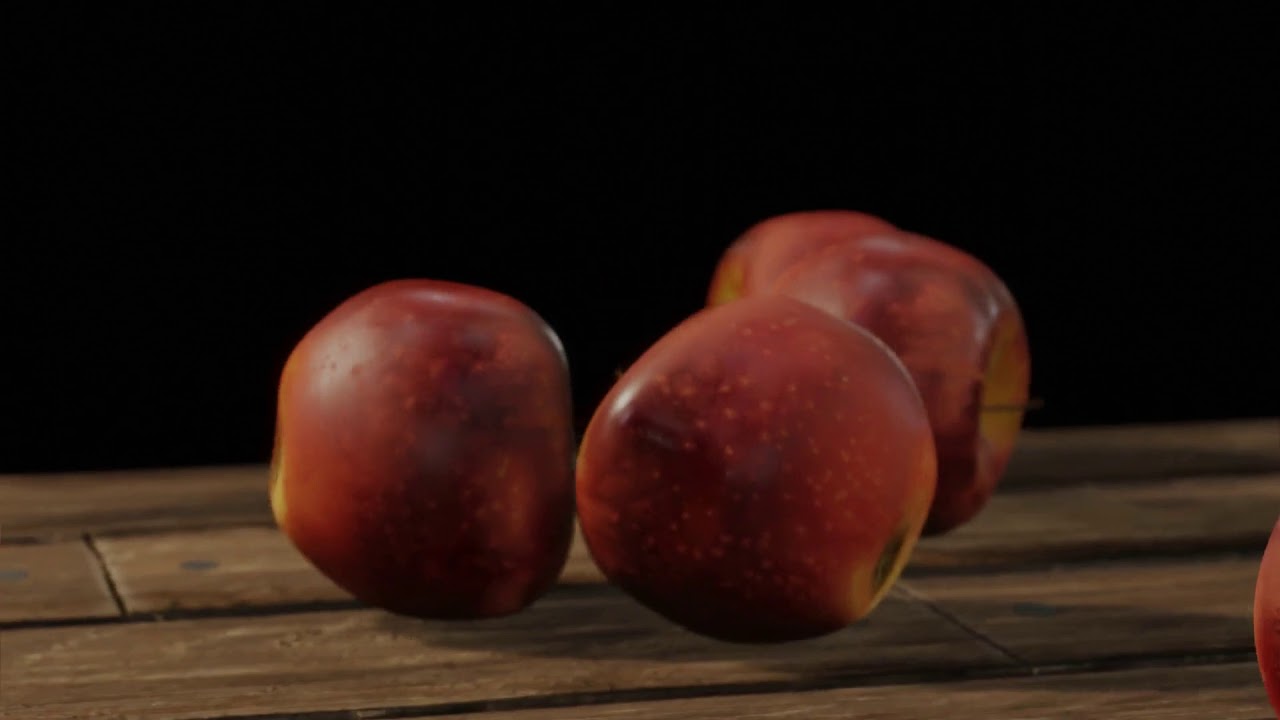 Falling apples animation - YouTube