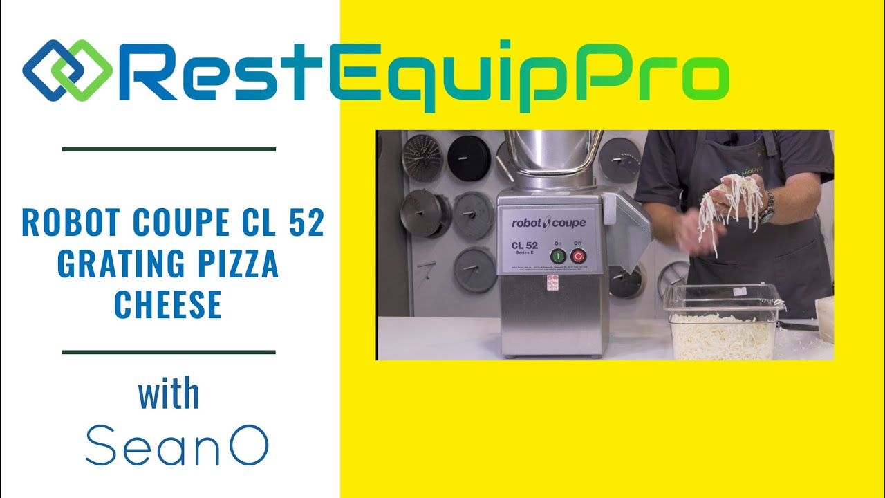 Robot Coupe CL 52 Shredding Cheese - YouTube