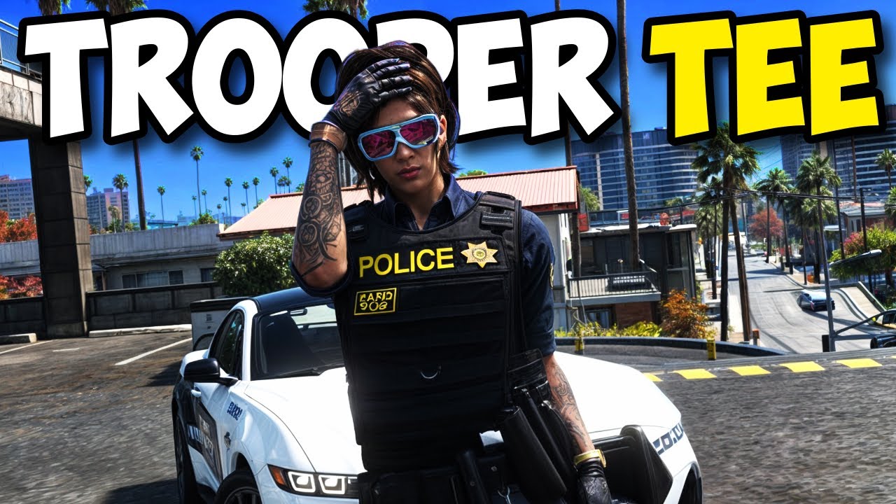 Trooper Tee in GTA 5 RP - YouTube