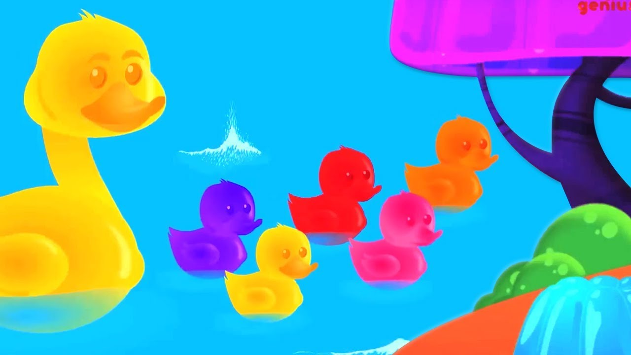 เป็ดน้อย ๆ ห้าตัว | เด็กบ๊องสำหรับเด็ก | 5 Little Ducks | Oh My Genius ...