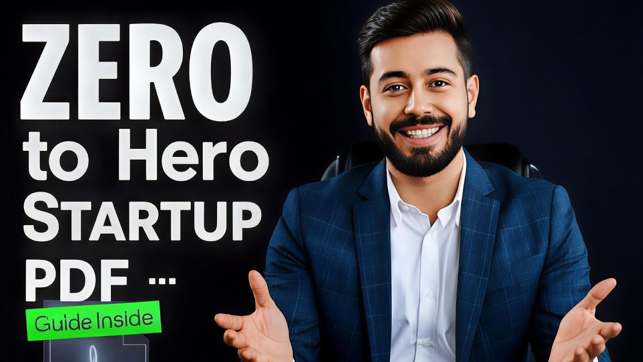 “How to Start From Zero: The Startup Guide Nobody Told You” - YouTube
