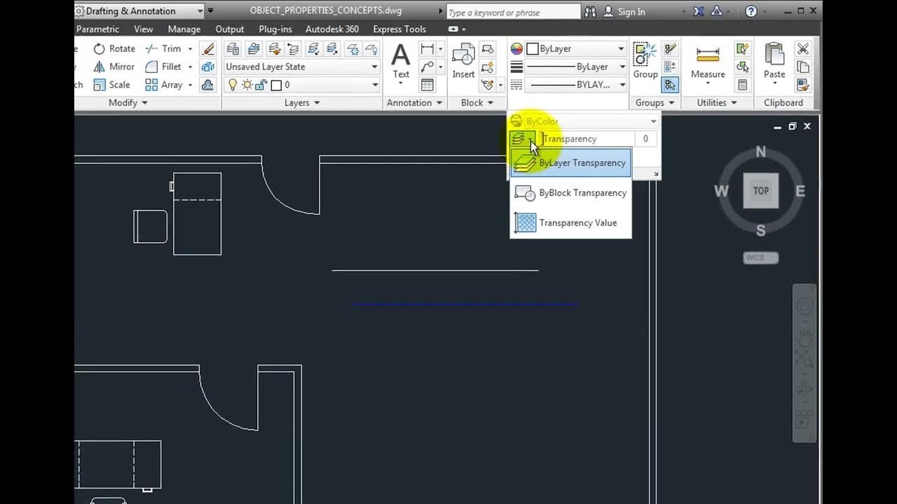 5-1 Understanding ByLayer and Object Property Concepts - YouTube