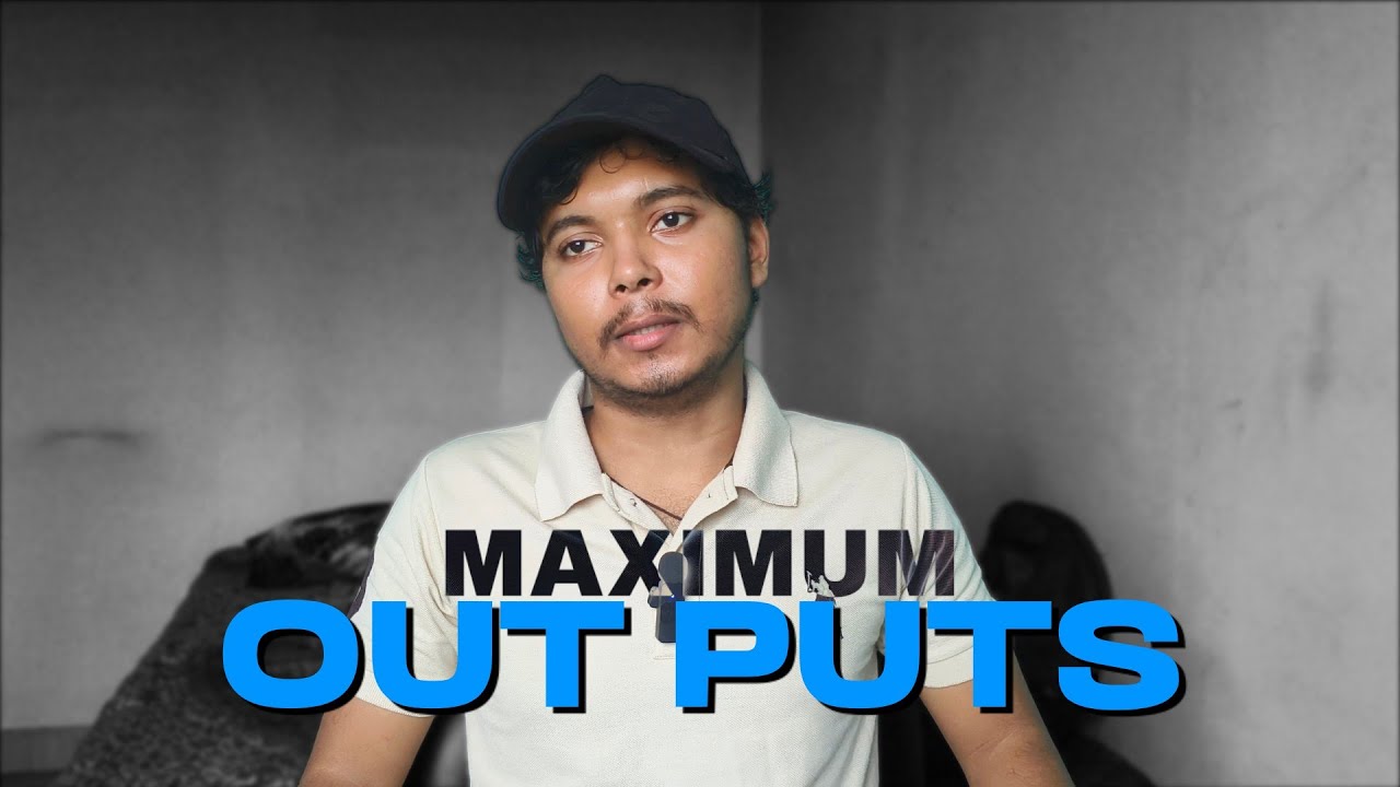 Get Maximum Outputs By Changing This One Thing! - YouTube