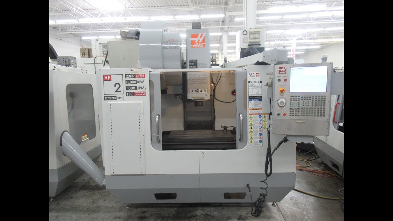 Haas VF-2YT Extended Y Travel CNC Vertical Machining Center w/ 15K RPM ...