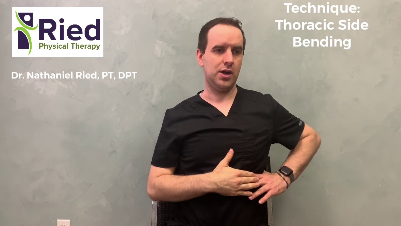 Thoracic Side Bending - YouTube