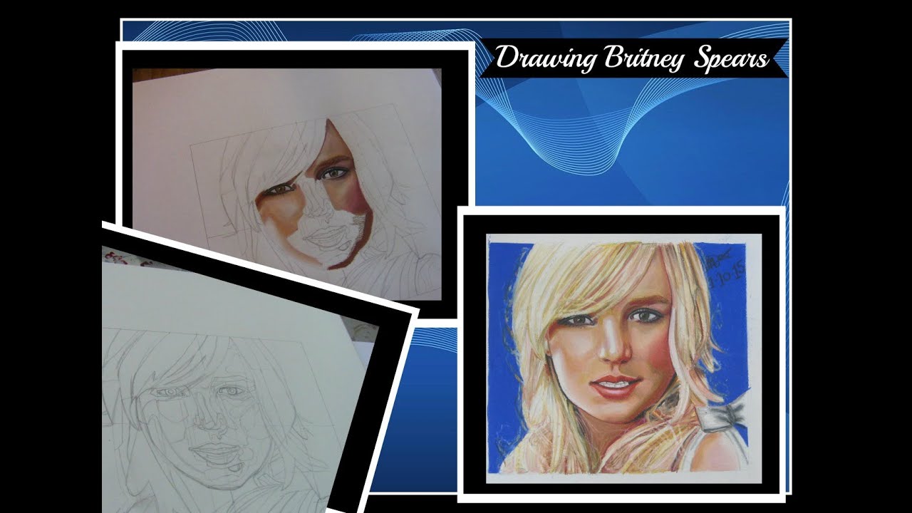 Drawing Britney Spears - YouTube