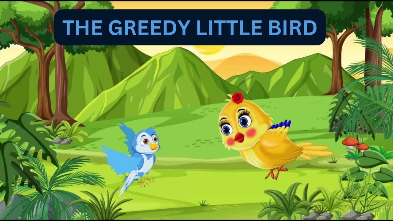The Greedy Little Bird Story for Kids #bedtimestories #moralstories # ...