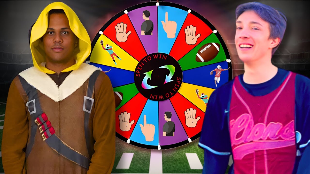 SUPER OFFICIAL 1V1 RANDOM WHEEL FOOTBALL CHALLENGE - YouTube