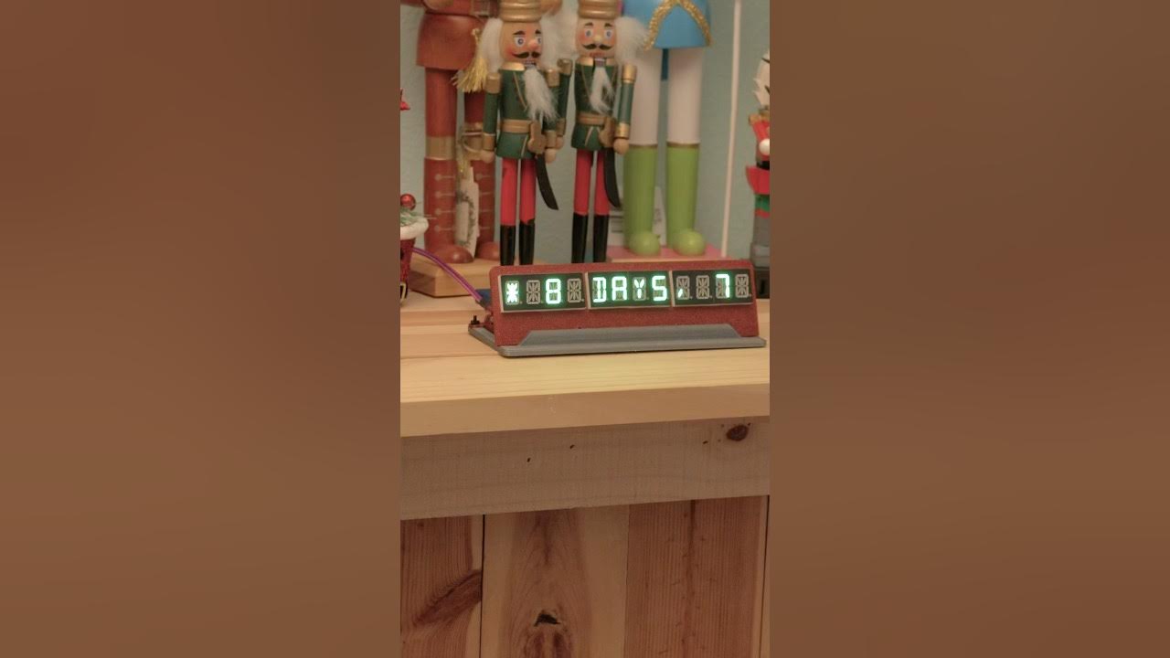 Build an IOT countdown clock learn.adafruit.com/scrolling-countdown-timer #adafruit #3dprinting ...