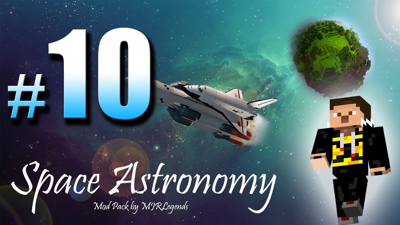 MINECRAFT Modokkal | Space astronomy gameplay EP #10 - Big Reactors ...