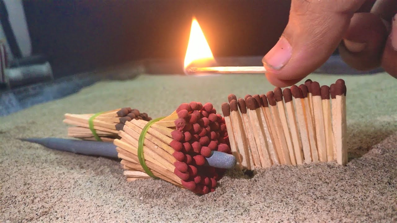 Match Chain Reaction Amazing Fire Art Diwali anar and chakri amazing ...
