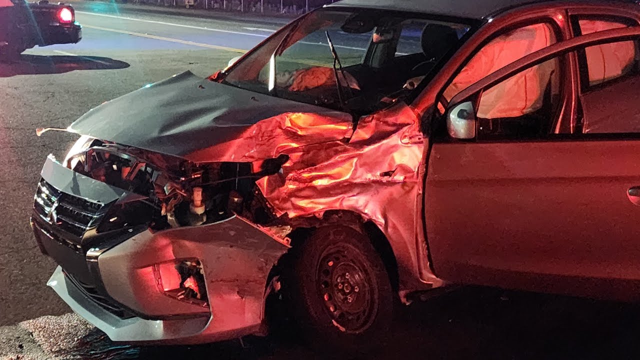 Two car traffic collision in San Jacinto, Ca. - YouTube