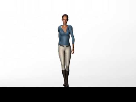 Biped Walk Cycle - 3D Animation - YouTube