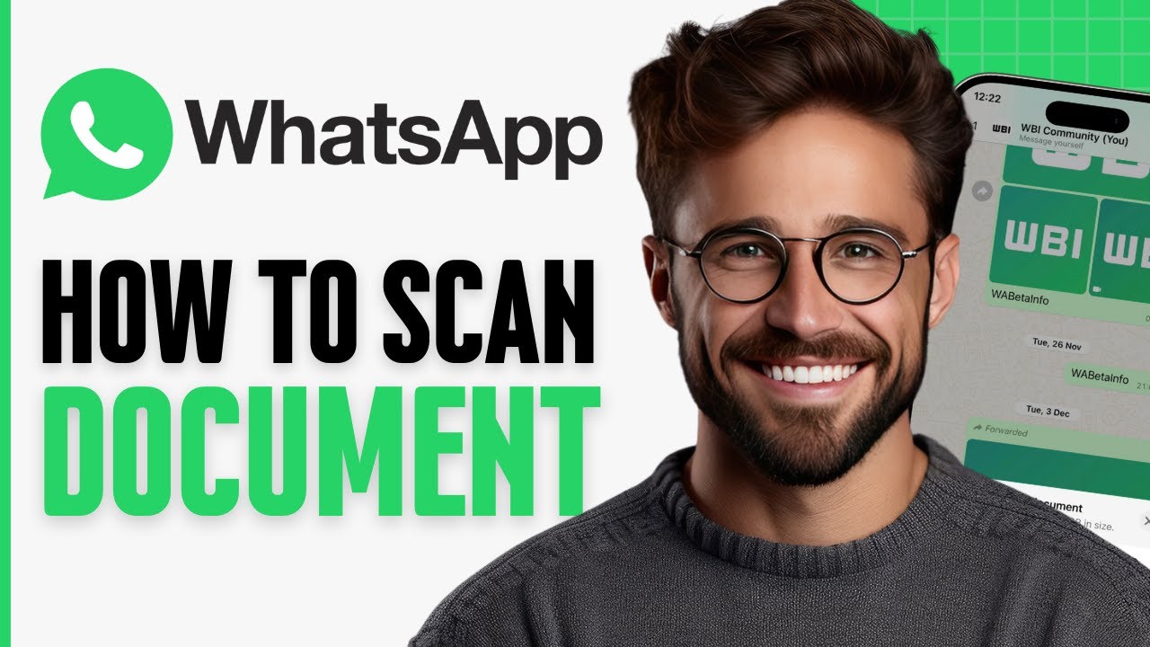How to Scan Document on WhatsApp - Step by Step - YouTube