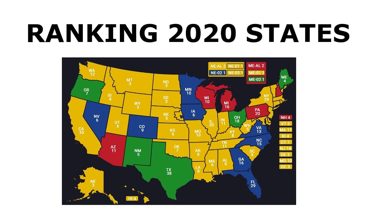 Ranking 2020 States by Competitiveness - YouTube