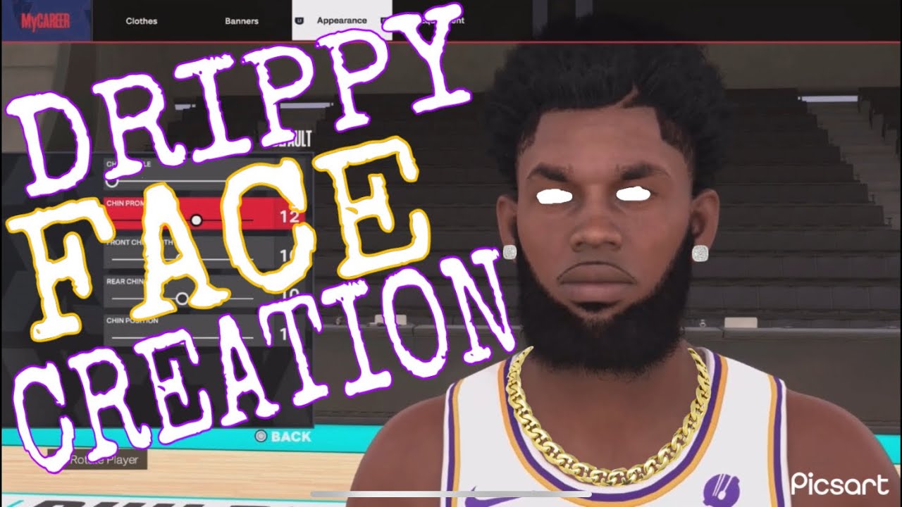 NBA 2K24 NEXT GEN DRIPPY FACE CREATION LOOK LIKE A PRO - YouTube