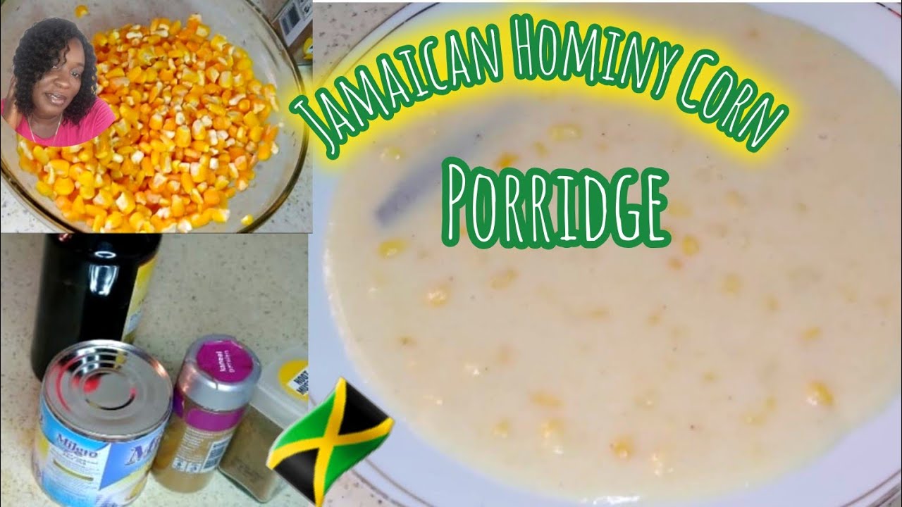 Cooking Jamaican Hominy Corn Porridge||Creamy Corn Porridge Recipe ...