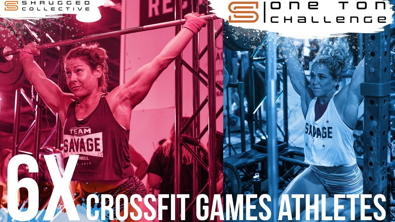 6 Lifts - 1,200 Pounds - One Ton Challenge w/ 7x CF Games Athletes ...