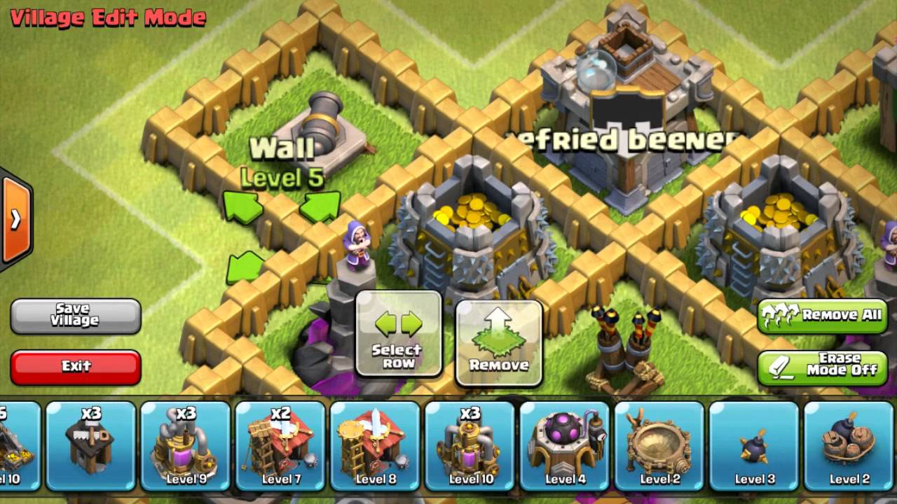 Clash of Clans Town Hall level 6 Farming Base Layout - YouTube