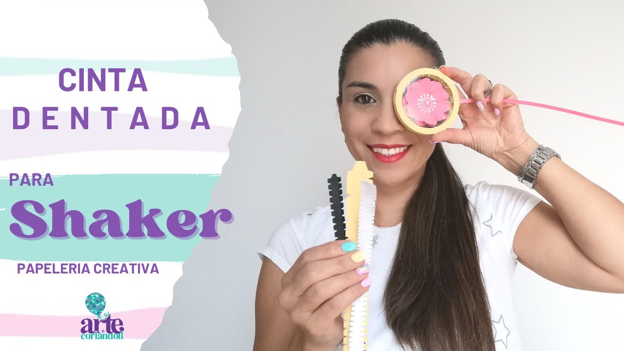 Como hacer un shaker con cinta dentada (paso a paso) - YouTube