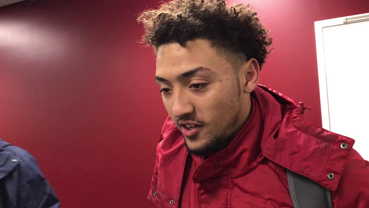 Wisconsin WR Danny Davis on stepping up with big catch vs. Iowa - YouTube