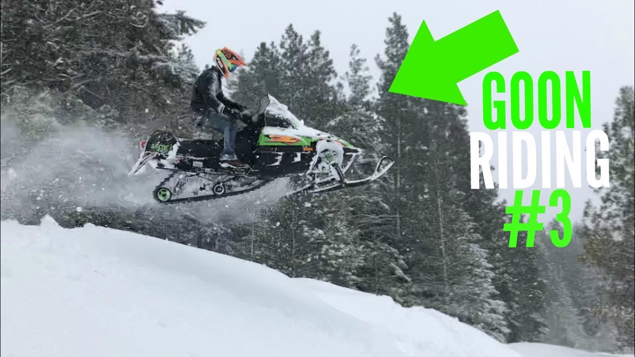 SNOWMOBILE GOON RIDING #3!! - YouTube