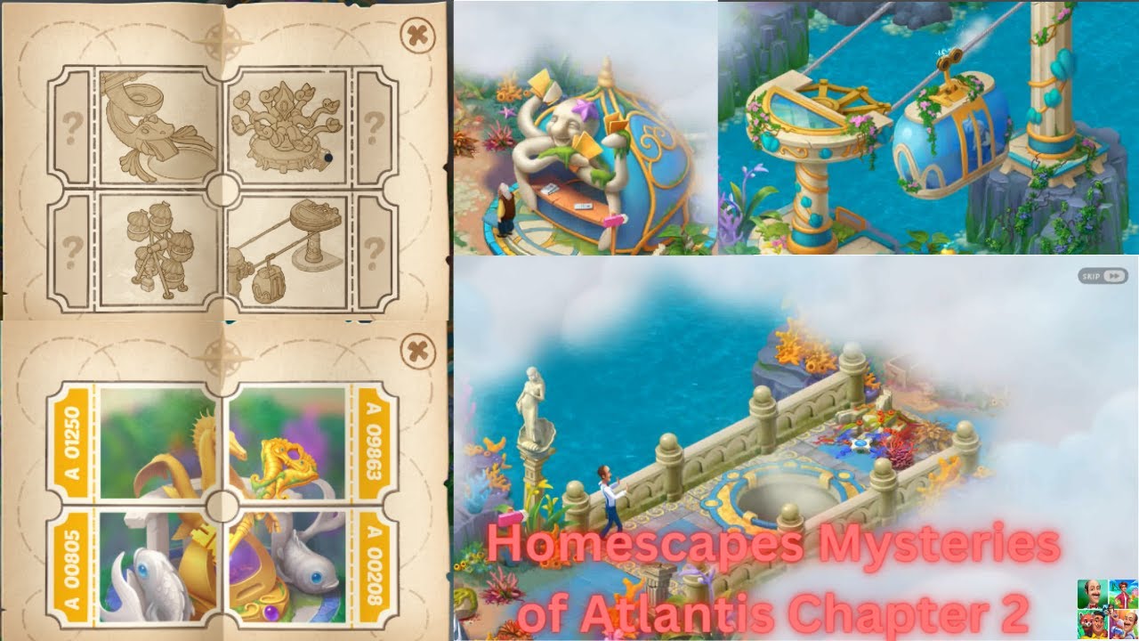 Homescapes Mysteries of Atlantis Chapter 2 - YouTube