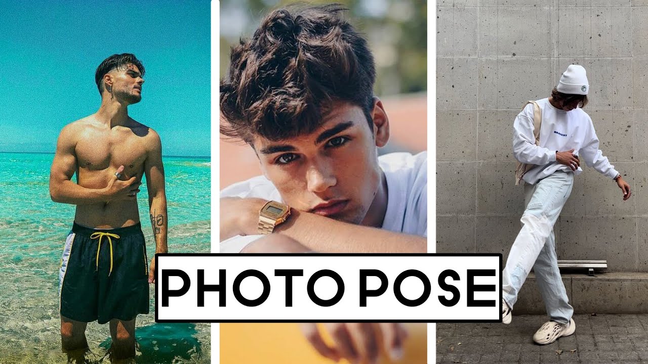 how to strike poses for photographs as a man - YouTube