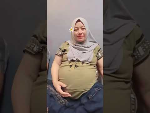 BESAR BANGET PERUT BUMIL CANTIK | BUMIL 9 BULAN #pregnant #hamil #bumil