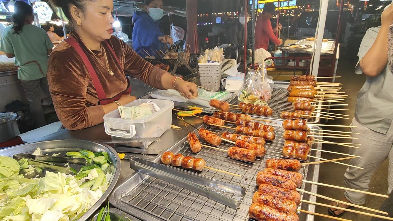 Street food, Night market, Yummy food - YouTube
