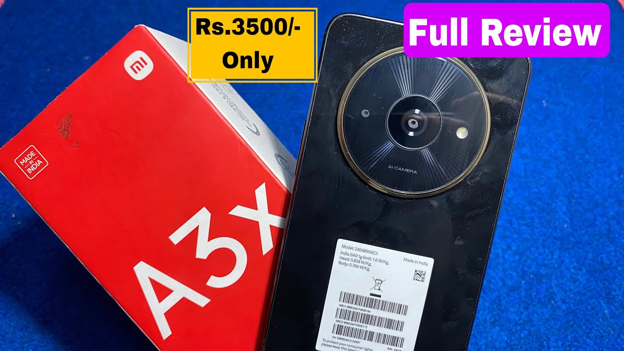 redmi a3x | redmi a3x review | a3x app lock setting | a3x fingerprint ...