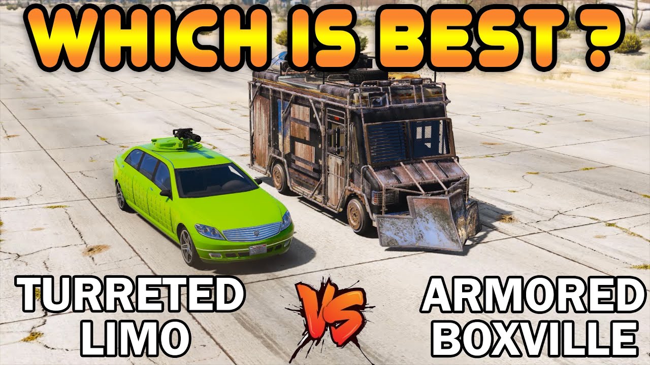 GTA 5 Online - ARMORED BOXVILLE vs TURRETED LIMO (Qual é melhor?) Which ...