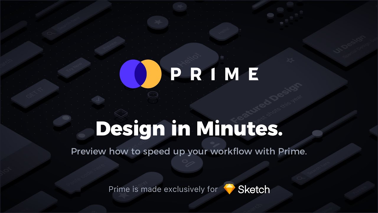Prime Design System Kit for Sketch - Webdesign Demo Sample - YouTube