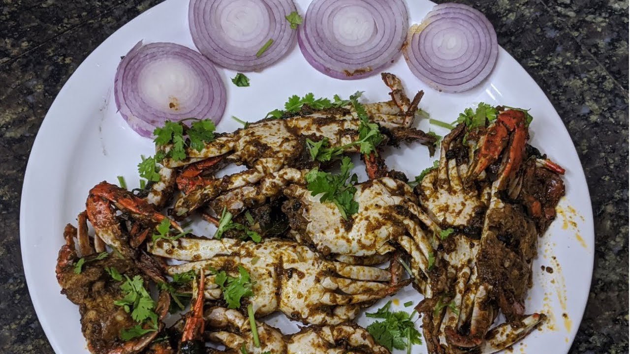 Crab Fry | Crab Pepper Masala | Nandu Varuval | Simple and Easy Crab ...