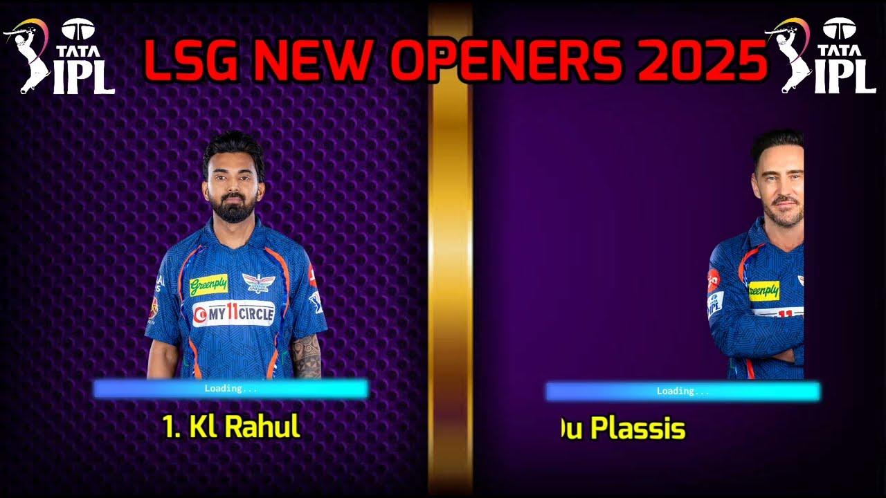 IPL 2025 | All Team New Openers List | TATA IPL 2025 All 10 Teams ...