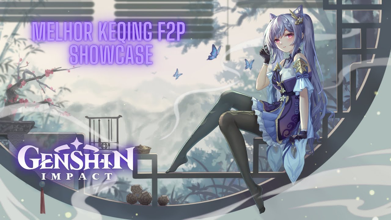 Genshin impact showcase da melhor keqing F2P que vais ver - YouTube