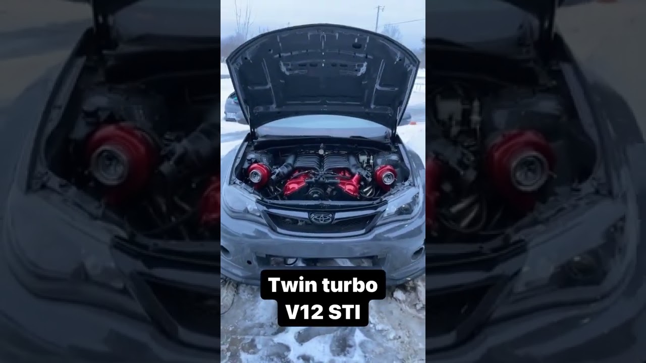 Twin Turbo V12 STI - YouTube