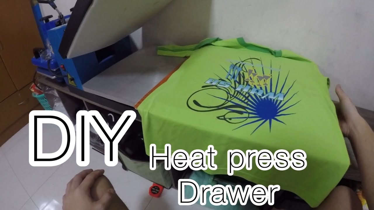 DIY:Simple heat press drawer - YouTube
