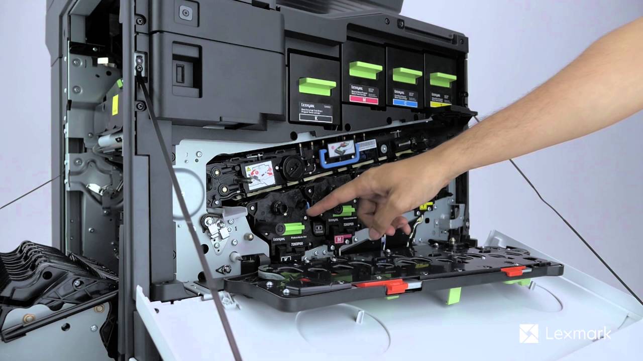 Lexmark CX820 Imaging Unit Çıkartılması - YouTube