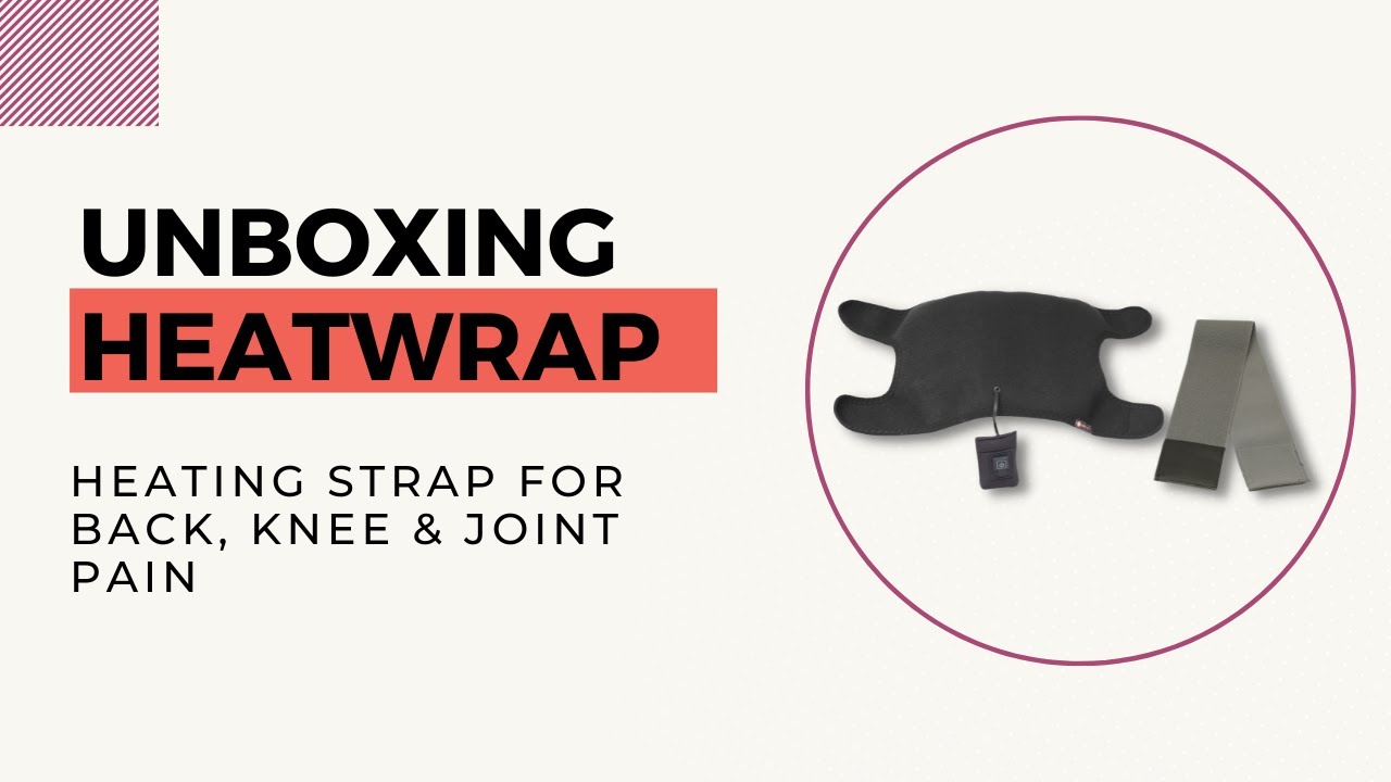 Unboxing SandPuppy Heatwrap | Electric Heating Strap for Back, Knee and ...