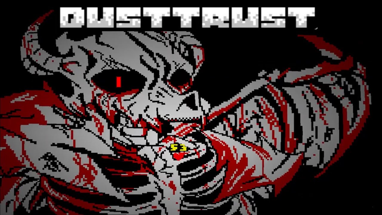 영혼 6개 흡수하고 온갖 공격 다하는 병맛(?)샌즈 Dusttrust Phase 4: Divine Terror (Alex_MJ ...