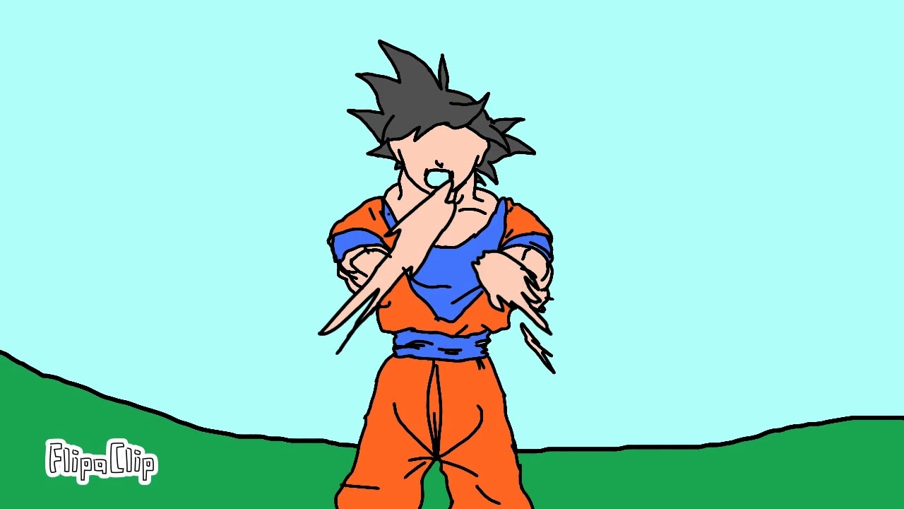 a super saiyan transformation (dbz fan made ) asanda - YouTube