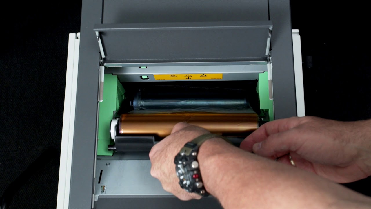 KODAK MOMENTS D4600 PRINTER LOADING MEDIA RIBBON - YouTube