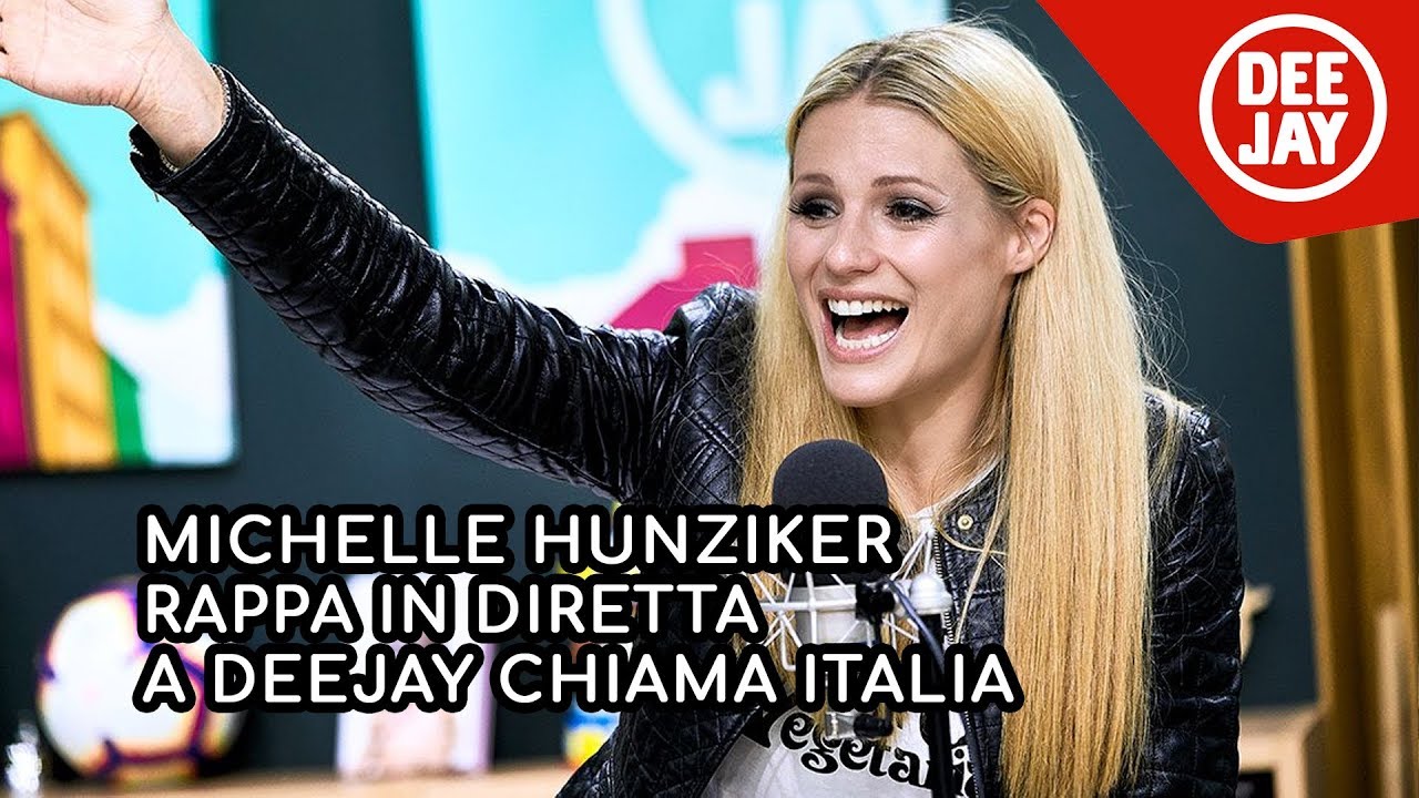 Michelle Hunziker rappa in diretta (e lascia tutti a bocca aperta ...