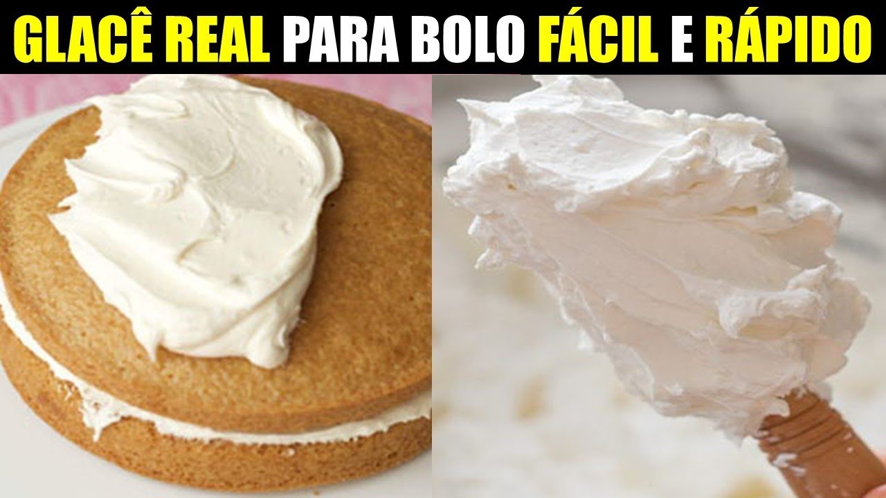 Como Fazer Glacê Real Para Bolo (Muito Fácil) - YouTube