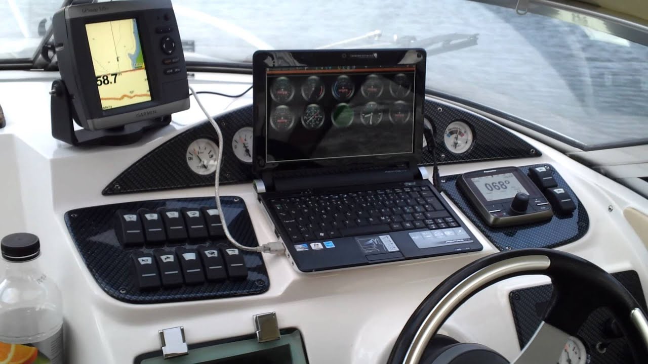 Raymarine spx-5 sportpilot Nordic Oceancraft 22dc - YouTube