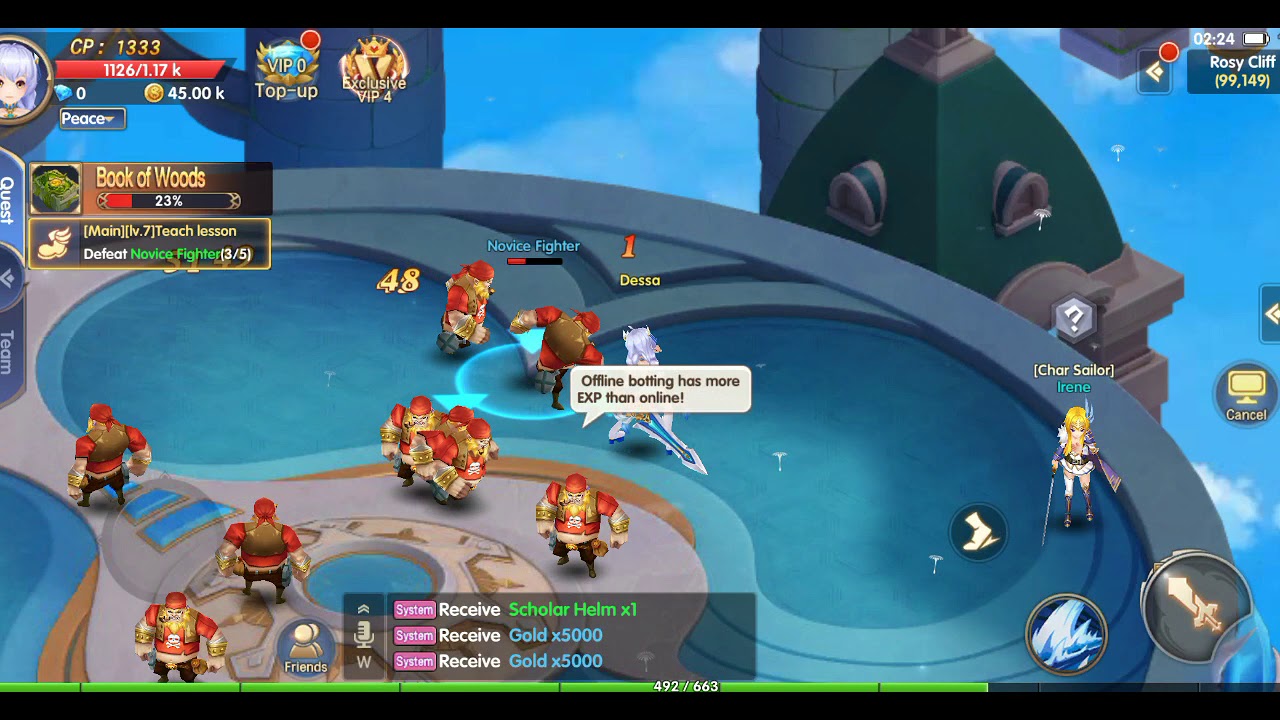 Game android online/offline ( FATE FANTASY ) - YouTube