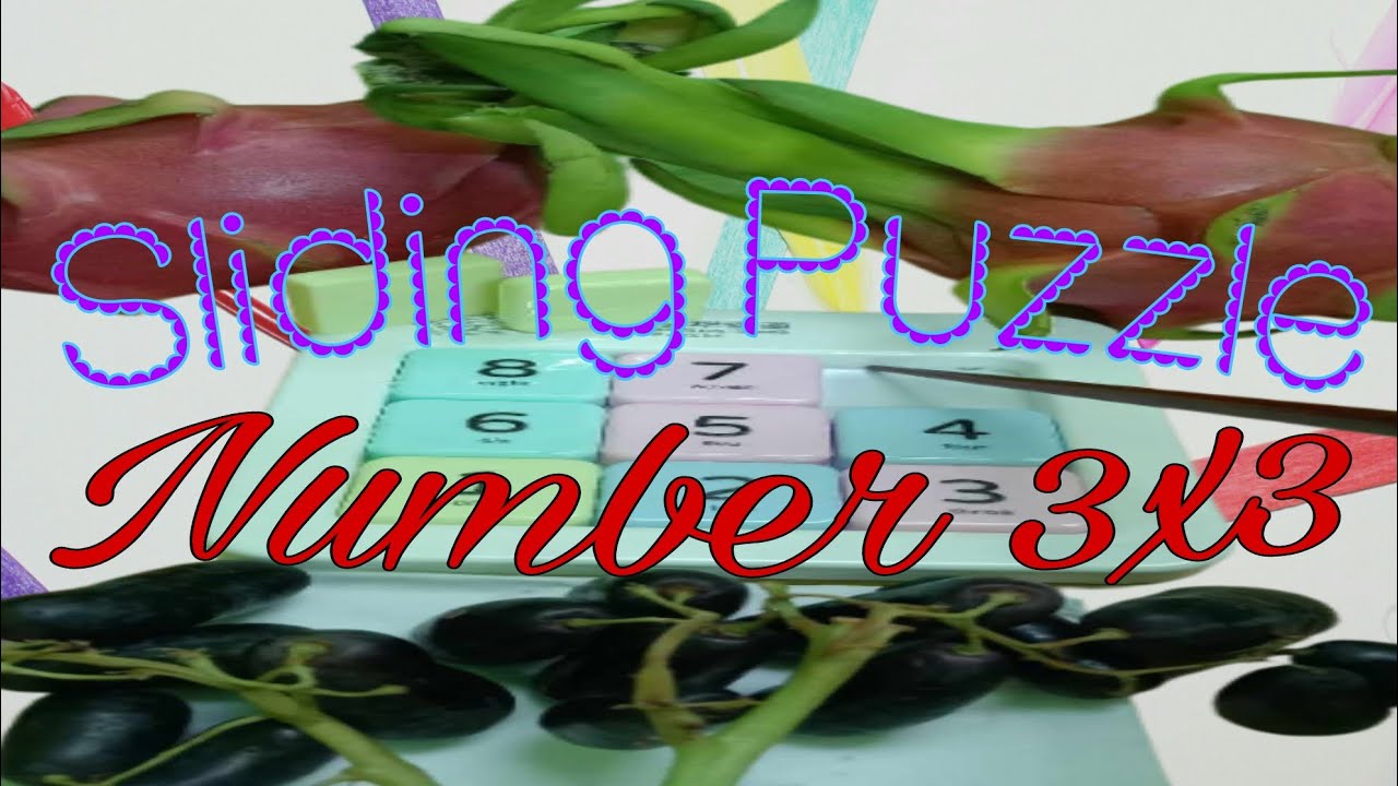 Sliding Puzzle Number 3x3 #games #asmrpuzzle #viralvideo #ScreenCast # ...