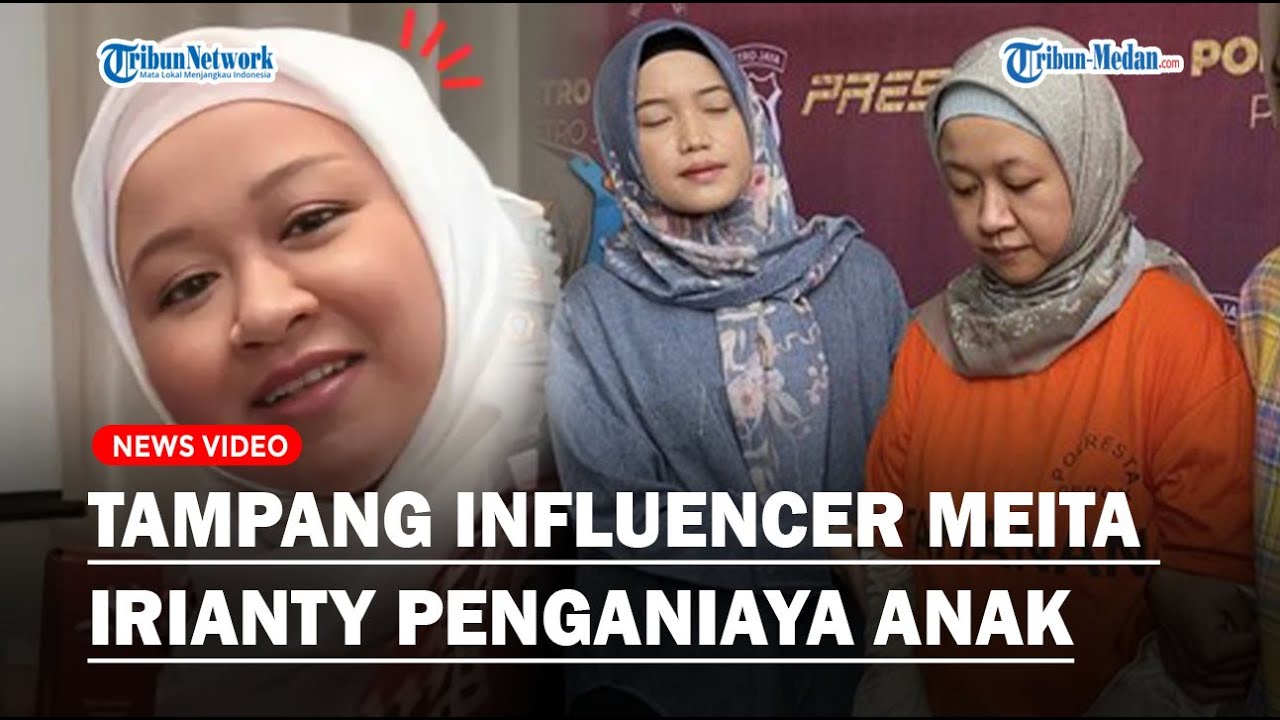 TAMPANG Influencer Meita Irianty Saat Ditangkap Polisi Akibat Aniaya ...